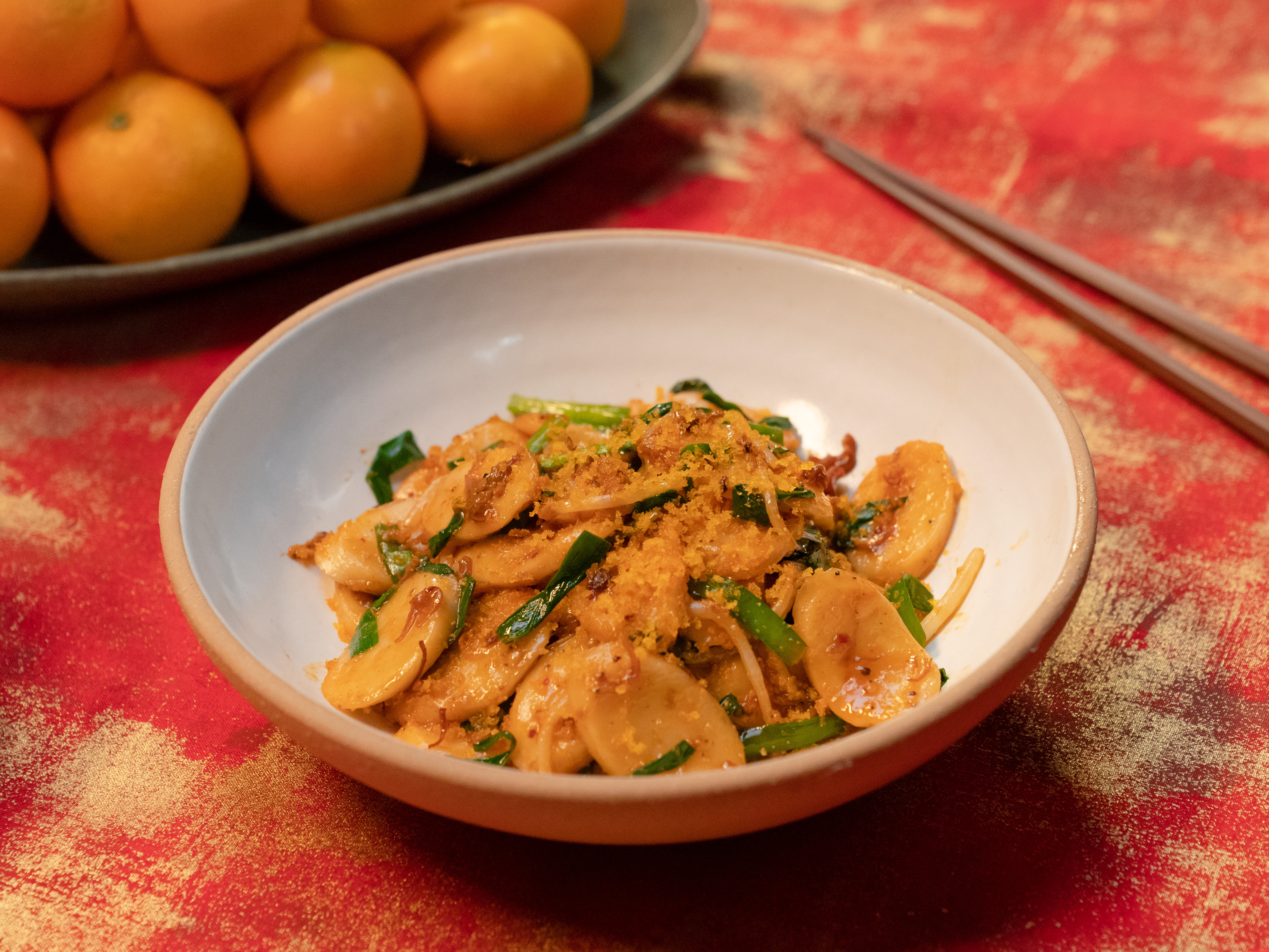 Stir-Fried Rice Cakes with XO Sauce Recipe - Chef's Resource Recipes