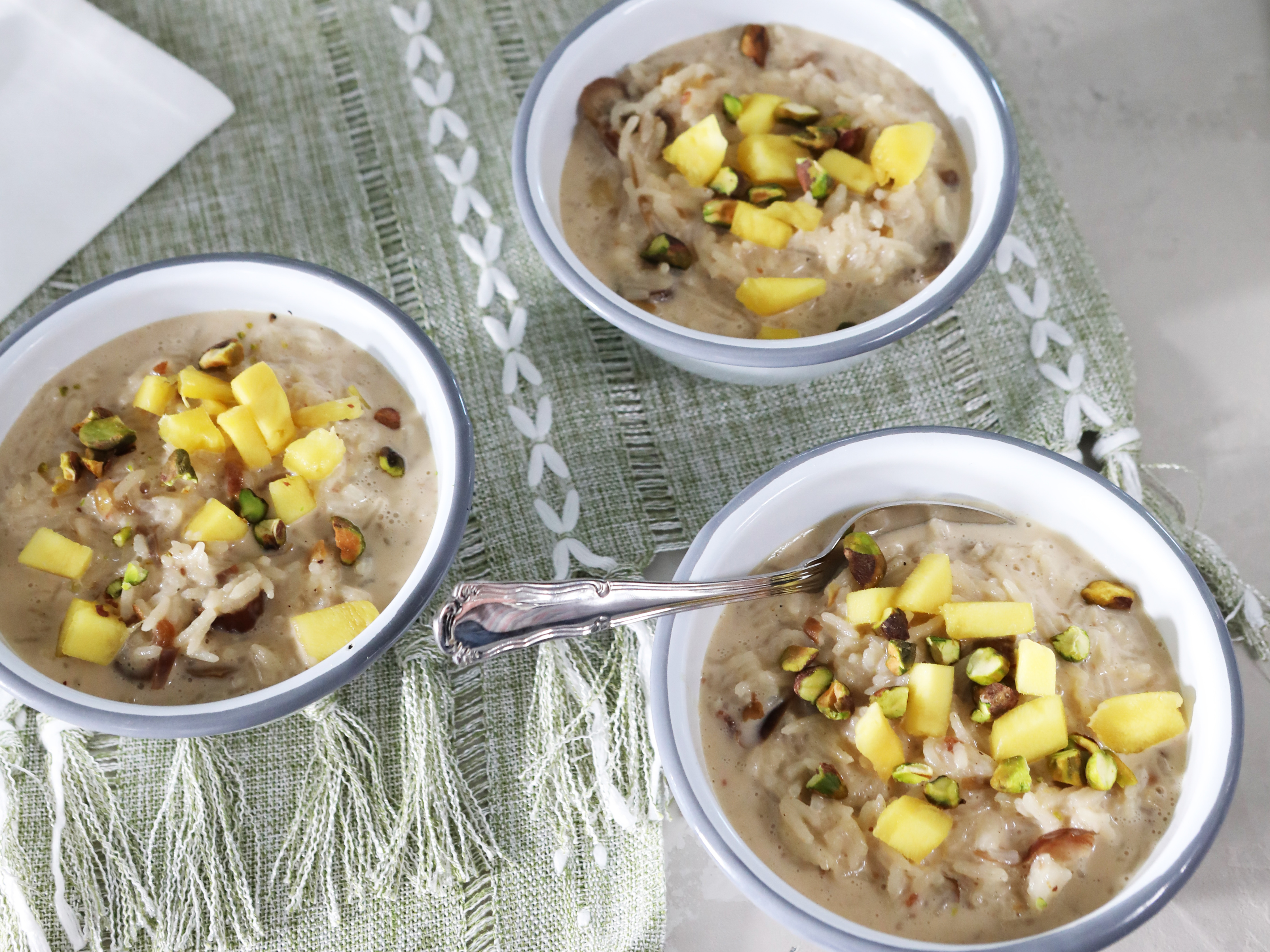 Sticky Rice Pudding with Mango Recipe - Chef's Resource Recipes