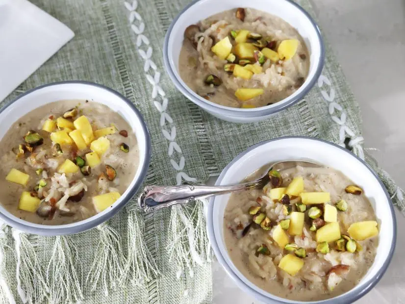 Sticky Rice Pudding with Mango Recipe - Chef's Resource Recipes