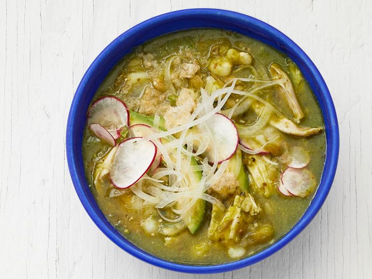 Pozole Verde con Pollo Recipe | Rick Martinez | Food Network