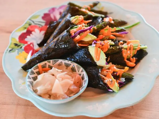 Grilled Vegetable Hand Rolls Recipe - Chef's Resource Recipes