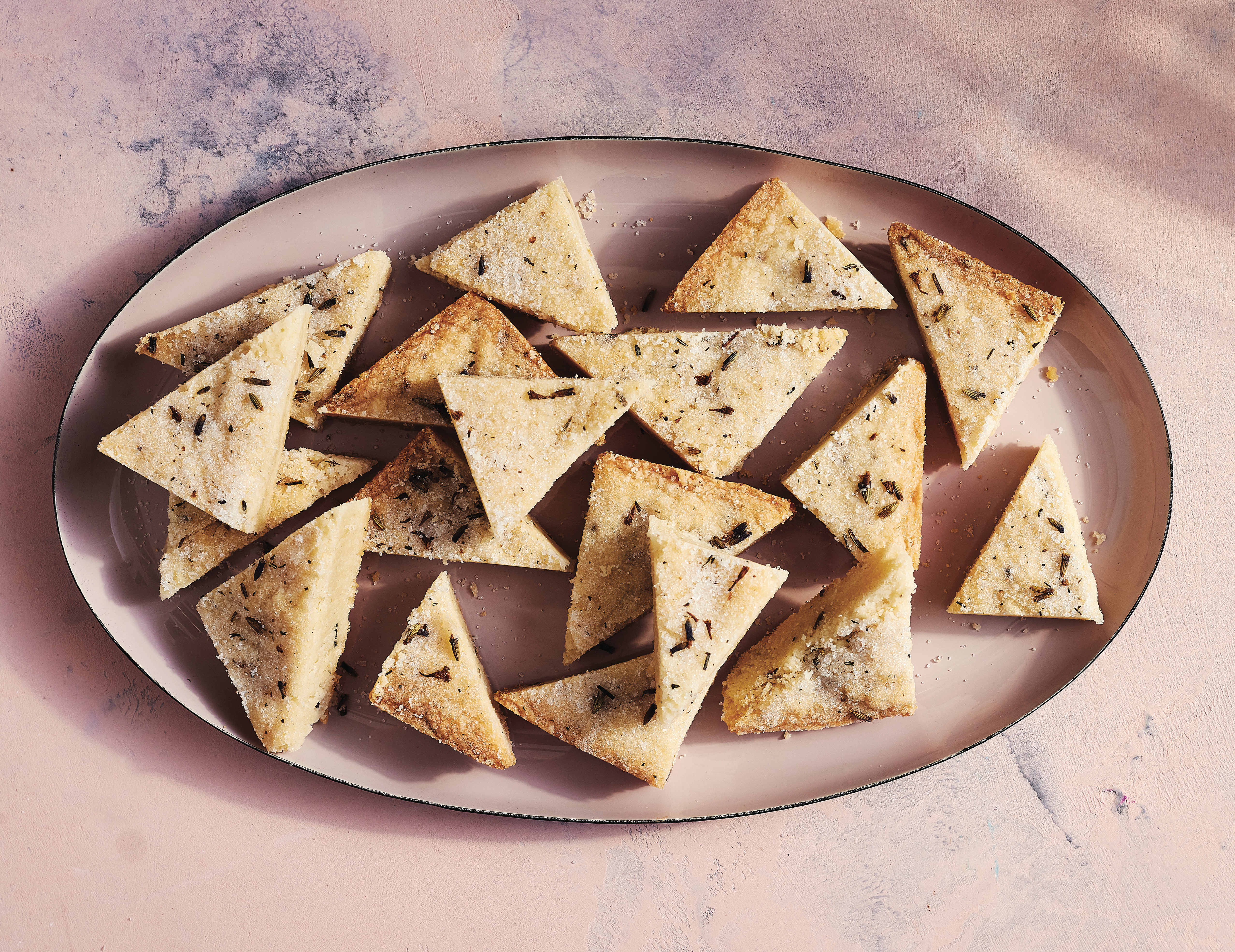 Tiny Lavender Shortbread Bites Recipe - Chef's Resource Recipes
