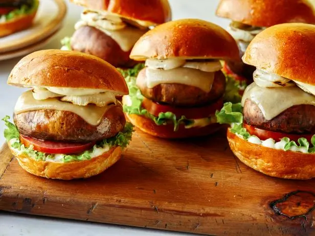 Bistro-Style Grilled Mushroom Sliders Recipe - Chef's Resource Recipes