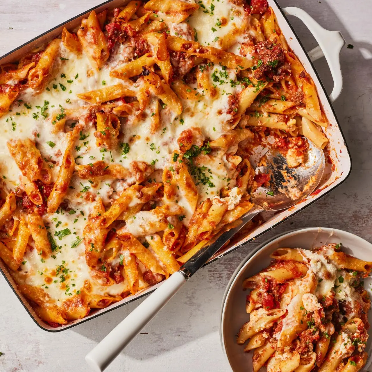 mostaccioli pasta shape