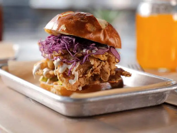 Grandma's Oyster Mushroom Po Boy Recipe | Food Network