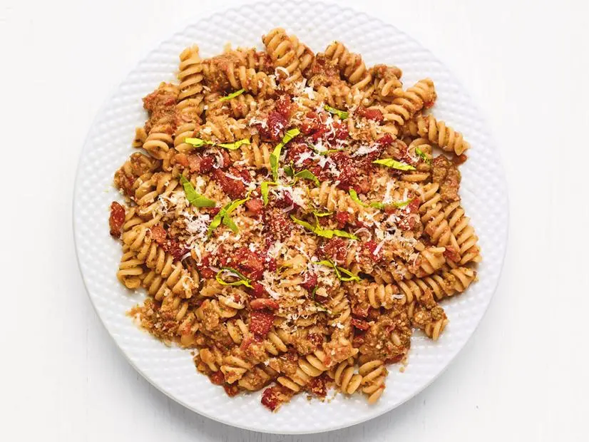 Fusilli with Tomato Pesto Recipe | Food Network Kitchen | Food Network