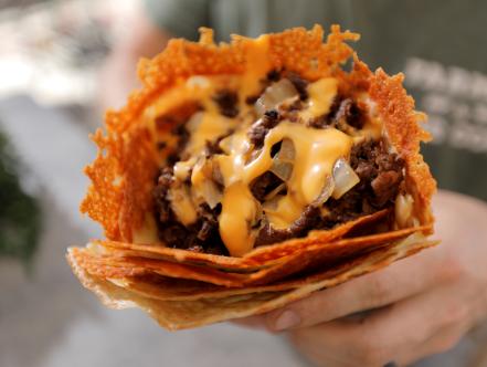 Cheesesteak Crepe Recipe | Food Network