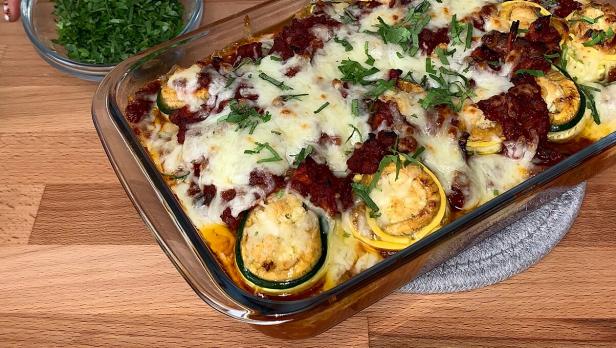 Pinon Pastelon Lasagne Roll-Ups Recipe | Food Network