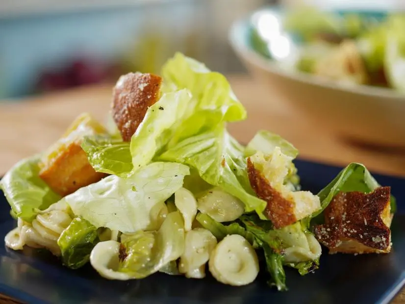 Caesar Pasta Salad Recipe Geoffrey Zakarian Food Network