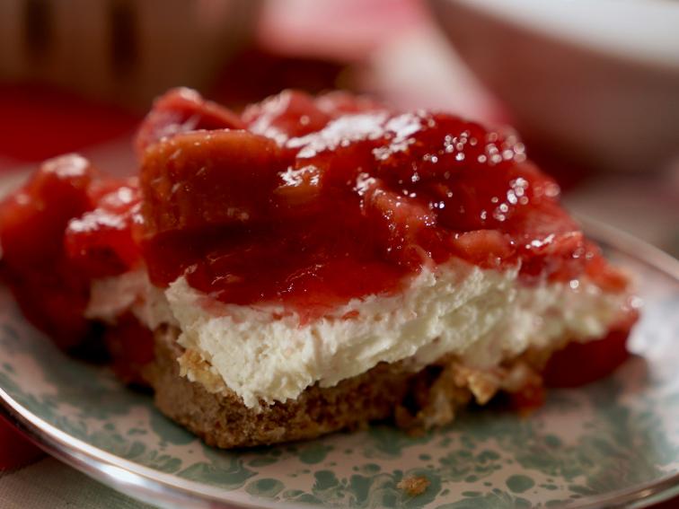 Strawberry Rhubarb Pretzel Salad Recipe | Molly Yeh | Food Network