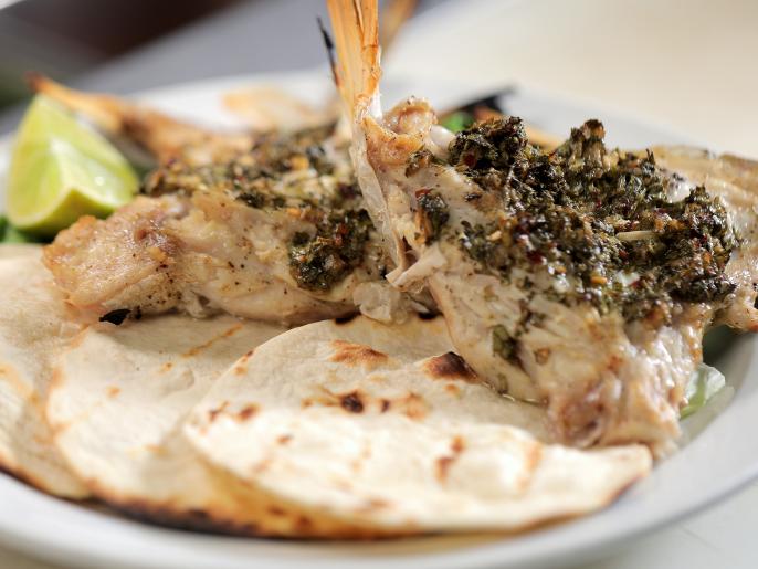 Grilled Fish Collars Recipe | Food Network
