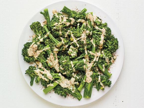 Broccoli Rabe with Tahini Sauce Recipe | Food Network Kitchen | Food ...