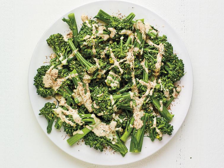Broccoli Rabe with Tahini Sauce Recipe | Food Network Kitchen | Food ...