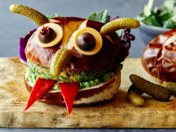 Monster Veggie Burgers Recipe - Chef's Resource Recipes