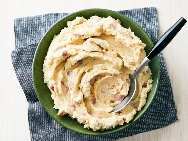 Wasabi and Roasted Garlic Mashed Potatoes Recipe | Guy Fieri | Food Network