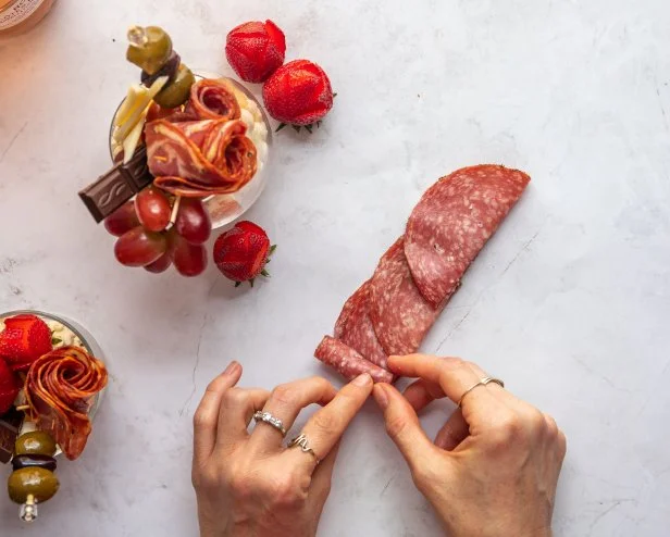How to Make a Salami Rose | Food Network