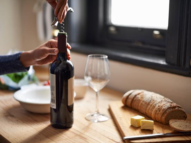 How to Open a Wine Bottle With a Wine Opener | Cooking School | Food ...
