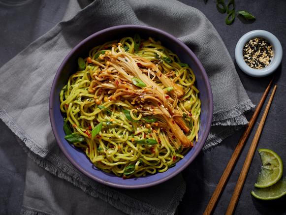 Ginger Scallion Noodles Recipe | Food Network