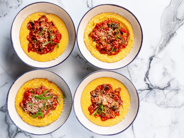 Veggie Ragu with Cheesy Polenta Recipe | Ree Drummond | Food Network