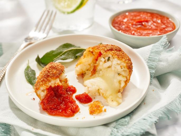 Cheesy Arancini Recipe | Food Network