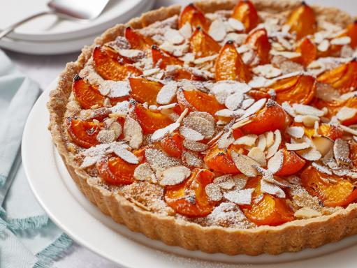 Gluten-Free Maple Almond Apricot Tart Recipe | Food Network
