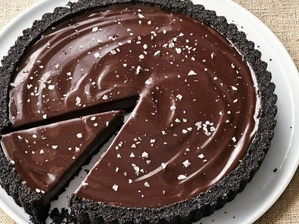 Dark Chocolate Tart Recipe | Ina Garten | Food Network