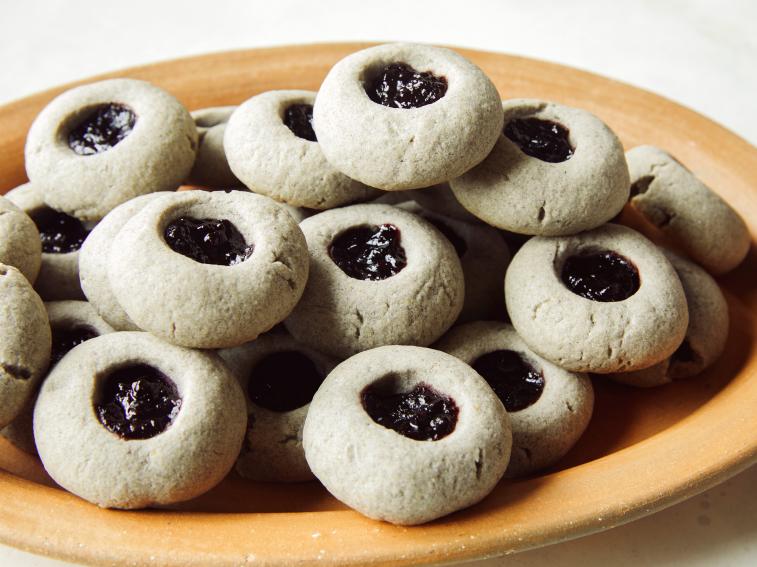 Blue Corn Thumbprint Cookies Recipe | Food Network