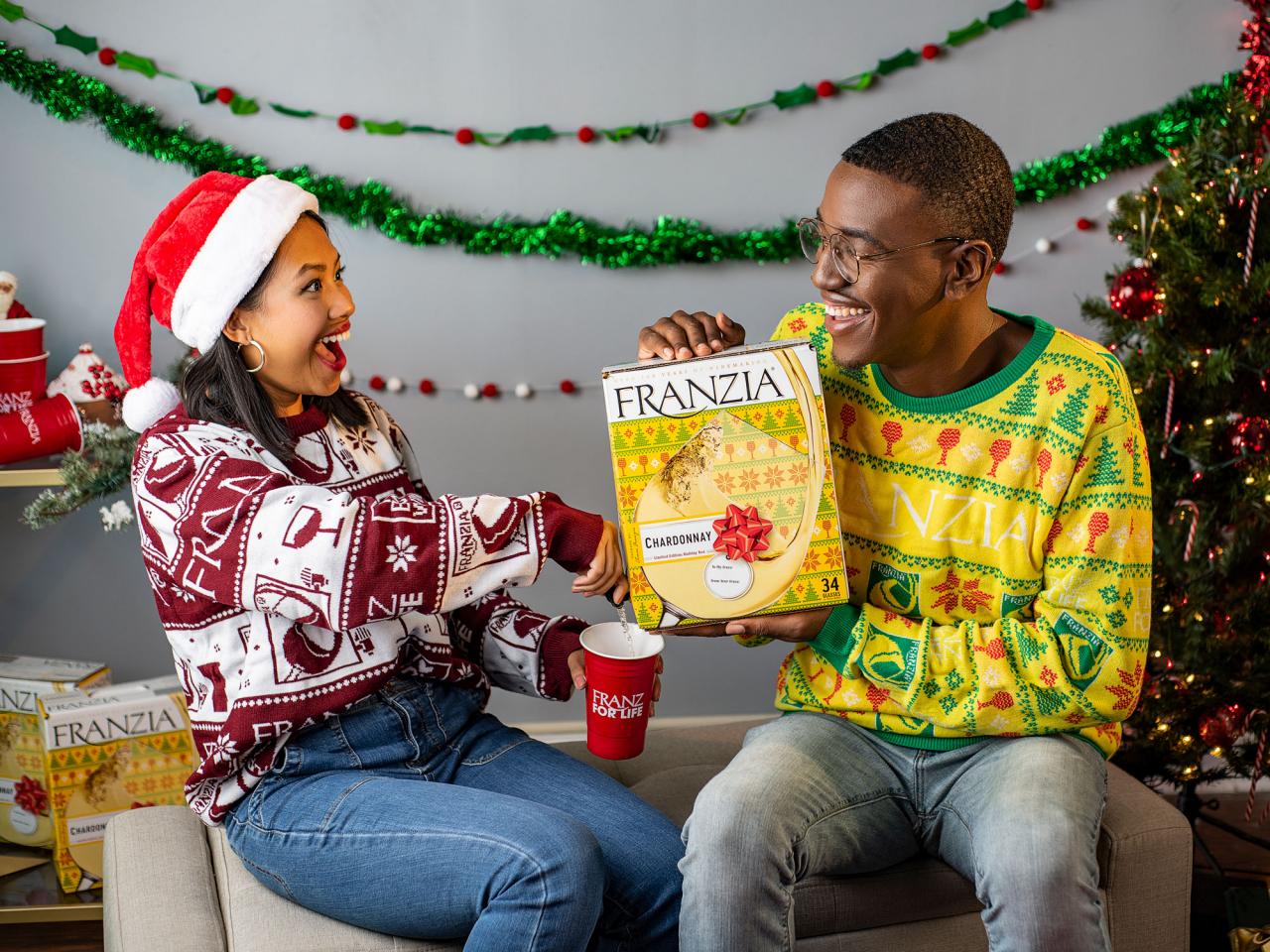 Where To Buy Franzia’s Boxed-Wine Inflatable Holiday Lawn Decoration ...