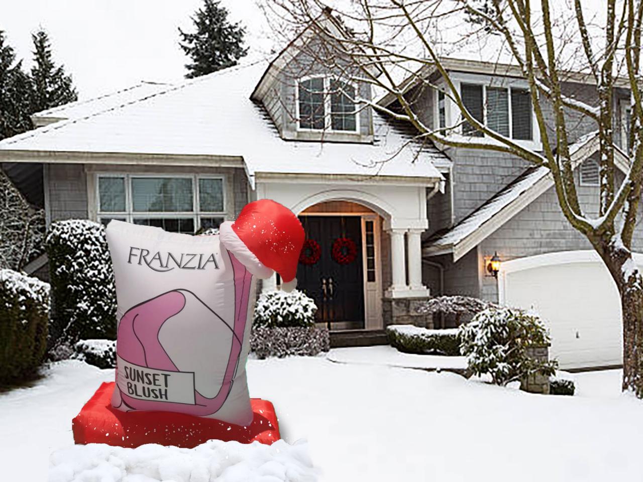 Where To Buy Franzia’s Boxed-Wine Inflatable Holiday Lawn Decoration ...