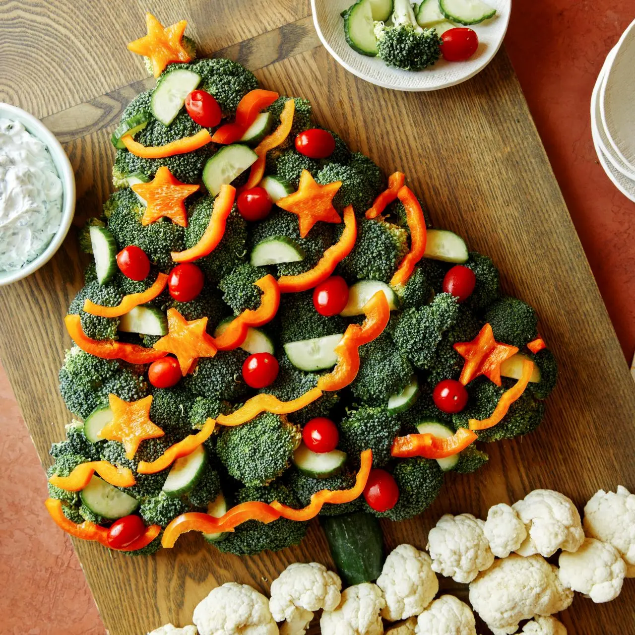Vegetable Appetizer Tree Savory Christmas Veggie Pizza On My Kids
