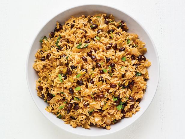 Rice and Beans with Green Chiles Recipe | Food Network Kitchen | Food ...