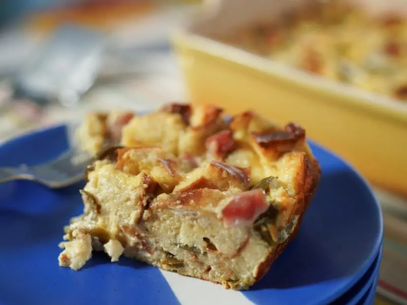 Wake & Bake Breakfast Strata Recipe | Jeff Mauro | Food Network