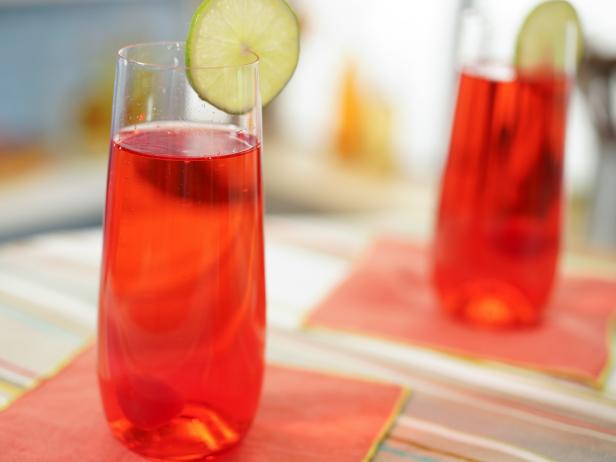 Cherry-Limeade Mimosa Recipe | Food Network