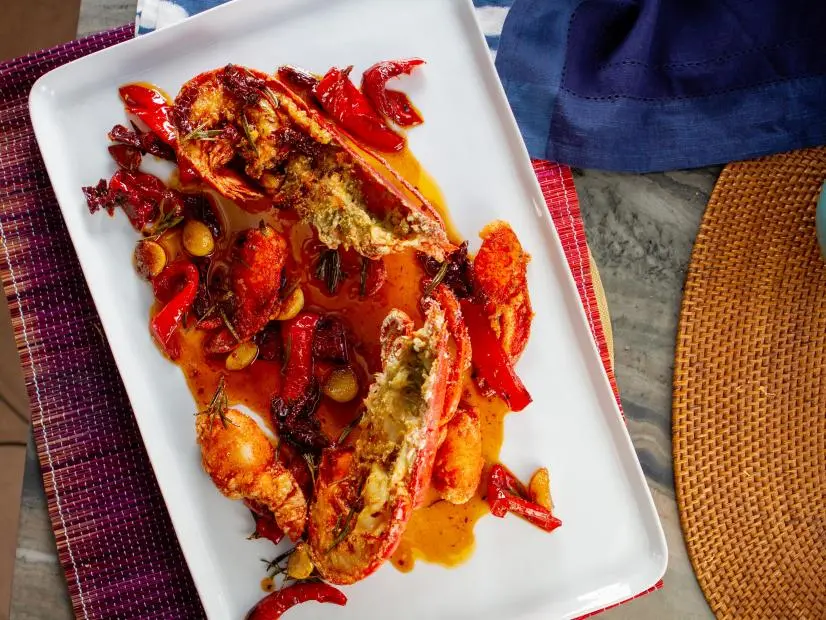 Crispy Maine Lobster Peperonata Recipe | Food Network