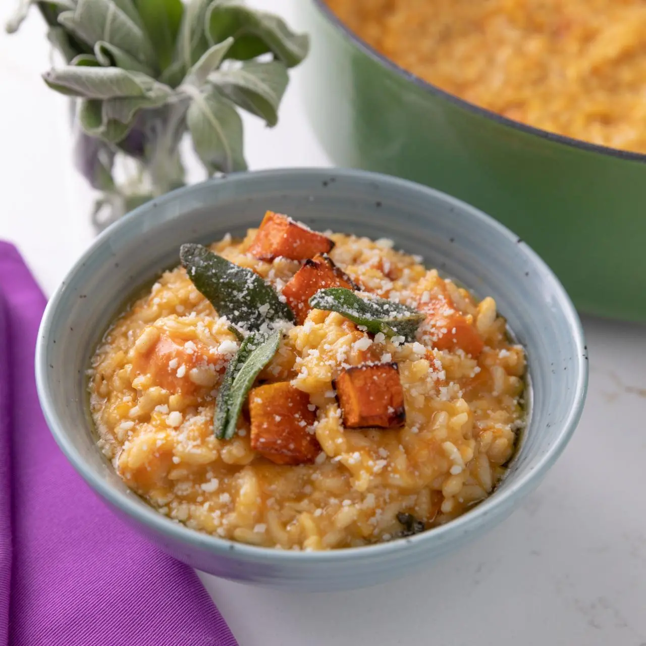 roasted butternut squash risotto