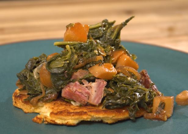 Braised Mustard and Turnip Greens with Caramelized Turnips Recipe ...