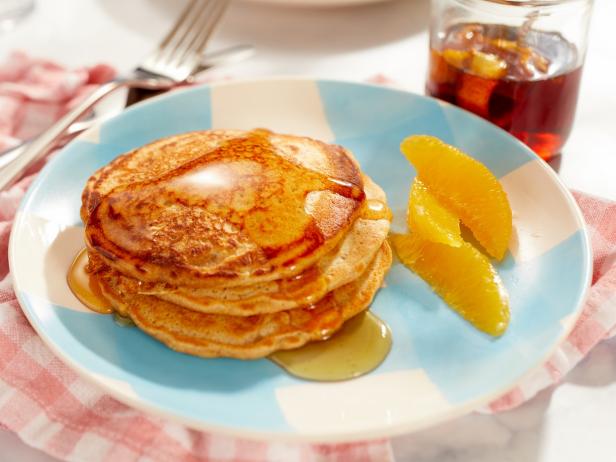 Cinnamon Oat Pancakes Recipe | Food Network