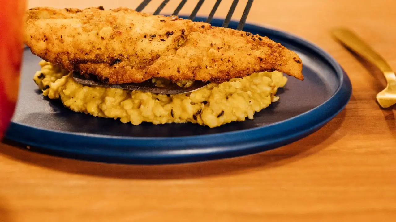 Guyanese Kitchri with Fried Butter Fish Recipe | Food Network