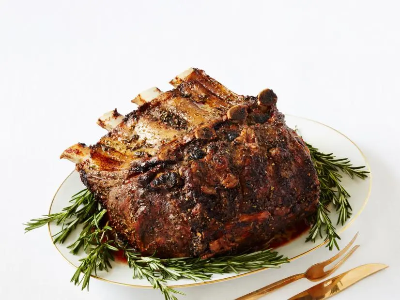 Rosemary-Salted Standing Rib Roast Recipe | Food Network Kitchen | Food ...