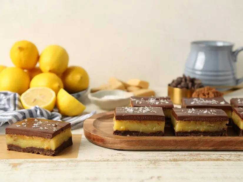 Chocolate Lemon Bars Recipe | Food Network Kitchen | Food Network