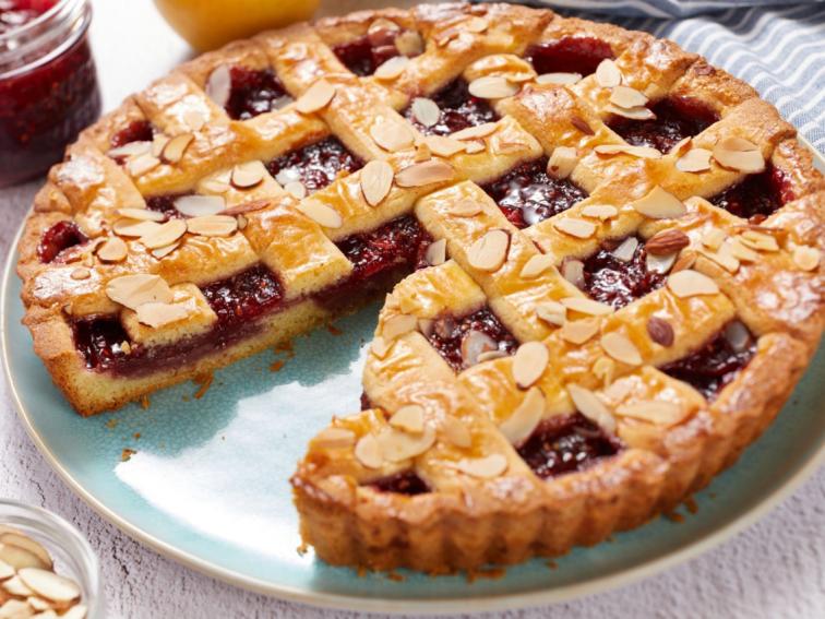 Apple Raspberry Crostata Recipe | Food Network