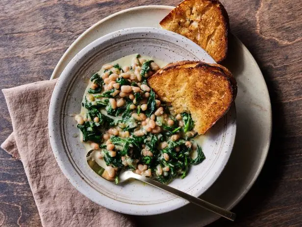 Beans, Greens and Cream Recipe | Food Network Kitchen | Food Network