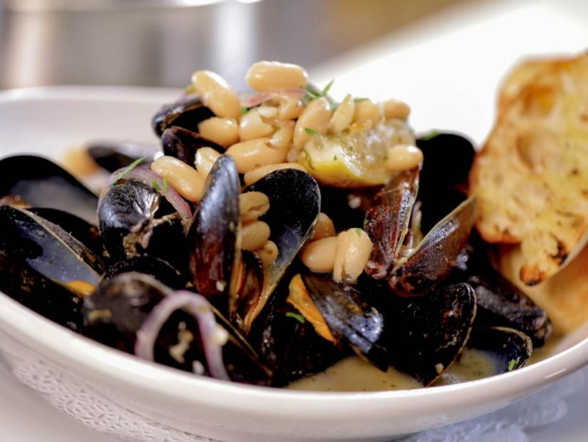 Mussels and White Beans Recipe | Food Network