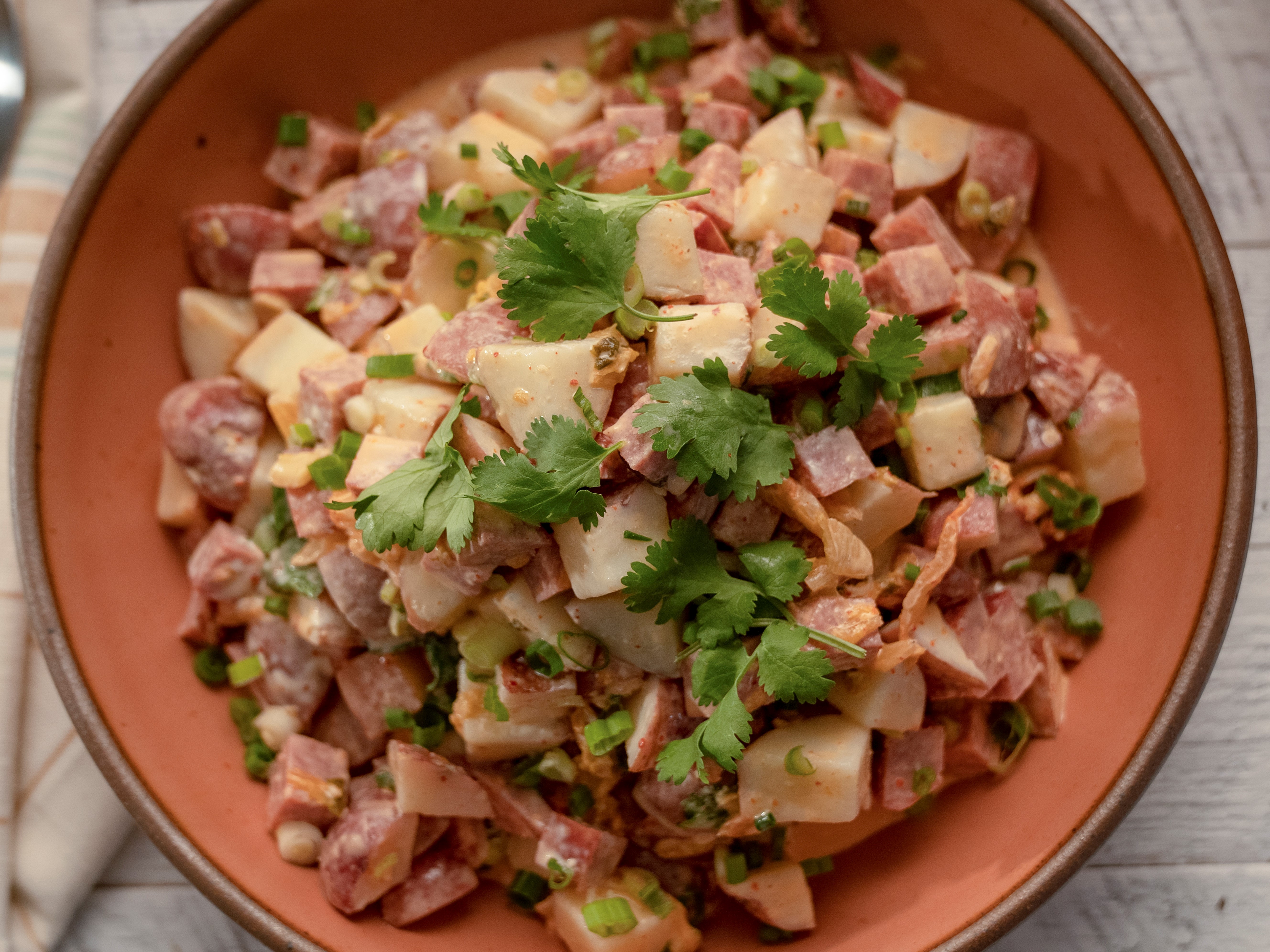Kimchi Potato Salad Recipe - Chef's Resource Recipes