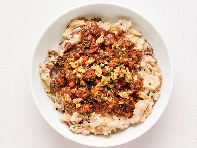 Beef and Mashed Potato Bowls Recipe | Food Network Kitchen | Food Network