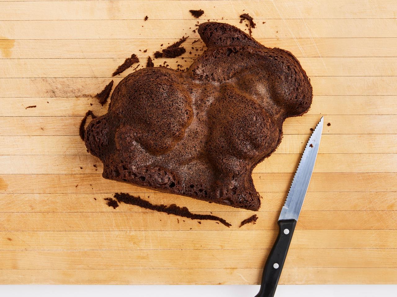 How to Make a Giant Chocolate Bunny Cake for Easter | Easter Recipes ...