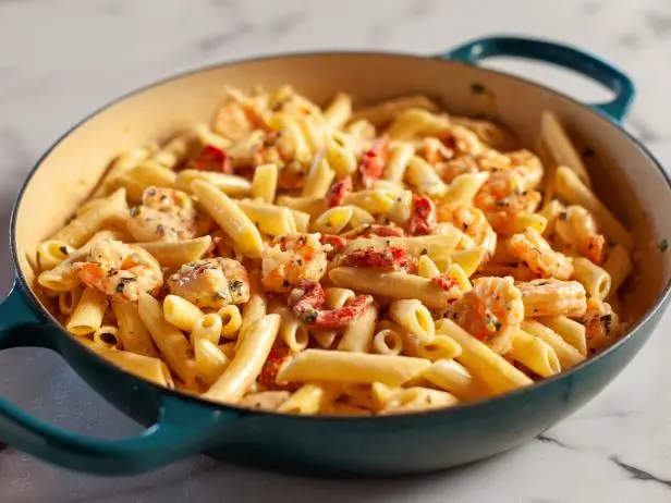 Garlic Butter Shrimp Penne Recipe - Chef's Resource Recipes