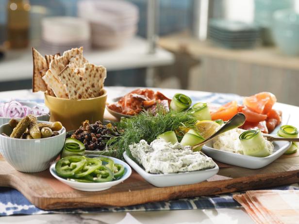 Smoked Salmon Board Recipe | Geoffrey Zakarian | Food Network