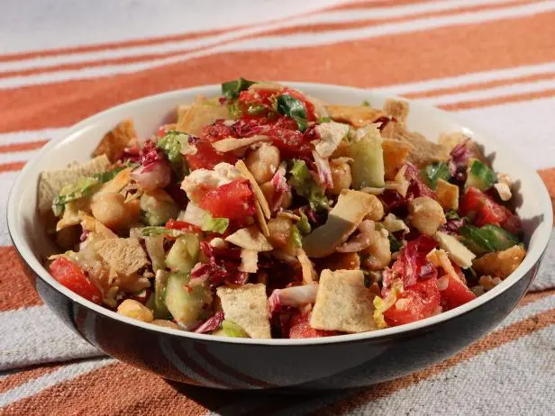 Crispy Pita Salad Recipe | Michael Symon | Food Network