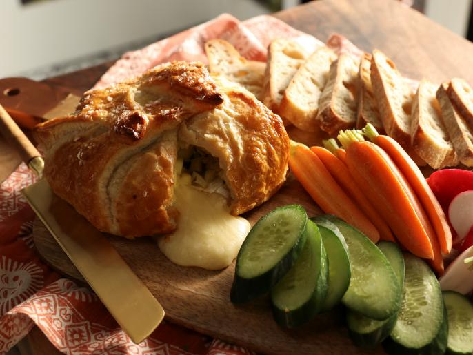 Sweet and Savory Baked Brie Recipe | Valerie Bertinelli | Food Network